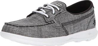 Skechers Femme on-The Go Walk Lite-Isla Chaussure Bateau, Noir/Blanc, 37 EU Large