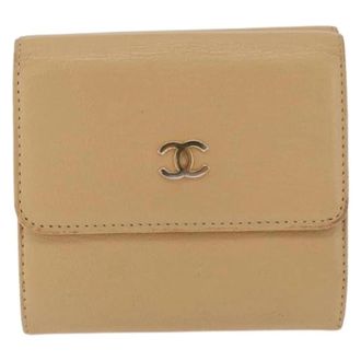 Chanel Pre-owned Cc Trifold Wallet - - Pre-owned - Damen - Beige - ONE SIZE