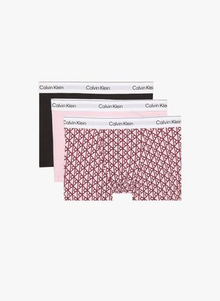 Calvin Klein Lot de 3 boxers en coton m&eacute;lang&eacute;