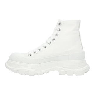 Alexander McQueen Canvas boots - - Shoes - Damen - Wei&szlig; - 38 1/2 EU