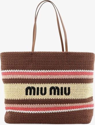 Miu Miu Crochet shopping bag - MIU MIU - gender_Woman