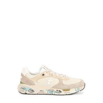 Premiata Baskets Mase 8018 en daim &agrave; logo lat&eacute;ral