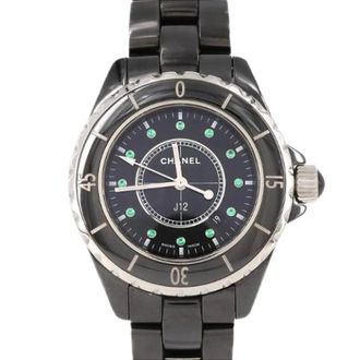 Chanel unisex, Pre-owned, Noir, Taille: ONE Size Montre J12 en c&eacute;ramique doccasion