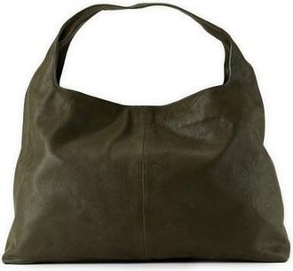 Saison 1865 Sac &agrave; main Hobo en cuir de vachette