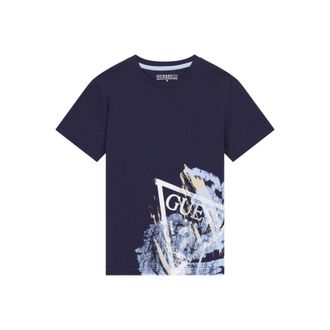 Guess T-Shirt L6RI14 K8HM4 Dunkelblau Regular Fit