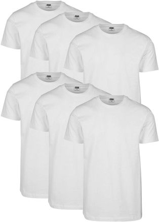 Urban Classics Herren Basic Tee /2er-Pack und 6er-Pack, M&auml;nner T-Shirt, erh&auml;ltlich in vielen verschiedenen Farben, Gr&ouml;&szlig;en XS bis 5XL