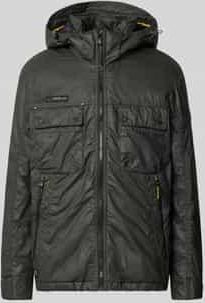 Camel Active Regular Fit Funktionsjacke aus Baumwoll-Mix Modell Between Hood Co