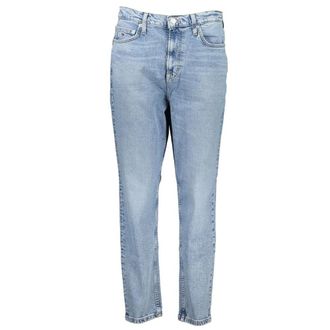 Tommy Hilfiger Femme, Jeans, Bleu, Taille: W27 L32 Jean Mom en Coton Bleu Ultra High
