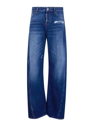 Dsquared2 Jean &Eacute;vas&eacute; - Bleu