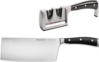 Wüsthof Classic Ikon Messersatz mit 2 Artikeln, Schwarz