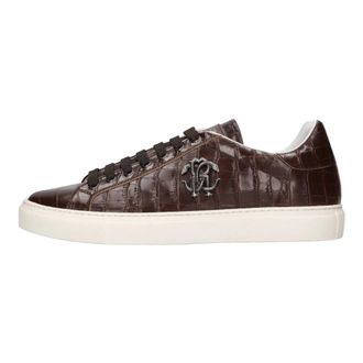 Roberto Cavalli Ledersneaker - - Shoes - Herren - Braun - 46 EU