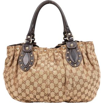 Gucci Crossbody Bags - Gucci GG Monogram Pelham Handbag - Gr. unisize - in Braun - f&uuml;r Damen