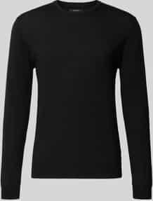 Matinique Strickpullover mit gerippten Abschl&uuml;ssen Modell Margrate