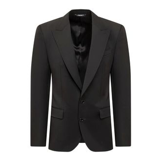 Dolce & Gabbana Homme, Vestes, Noir, Taille: M Sicilia Blazer
