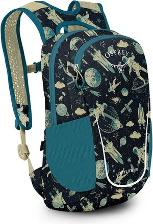 Osprey Daylite Jr Ni&ntilde;os Mochila, 9L, Space Travel Print/Antique Blue, O/S