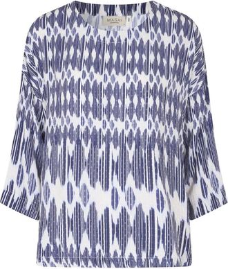 Masai Femme, Blouses et Chemises, Bleu, Taille: 42 FR Blouses