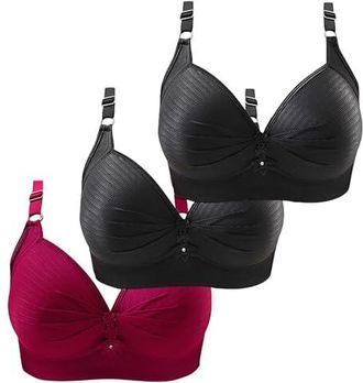 Generic Soutien Gorge Dos Nu, Soutient Gorge sans Armature Femme Accessoires Soutien Poitrine Forte Brassiere Microfibre Coque Sport 100D Soutiens dallaitemen