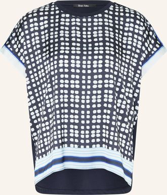 Marc Aurel Marc Aurel Blusenshirt Im Materialmix blau
