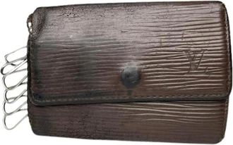 Louis Vuitton unisex, Pre-owned, Brun, Taille: ONE Size Porte-cl&eacute;s en cuir Pre-owned