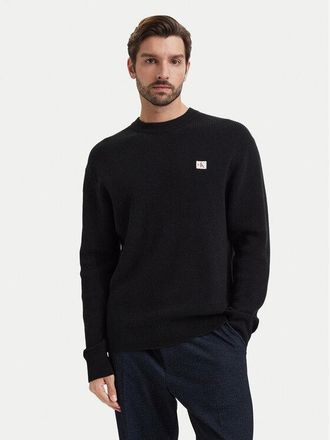 Calvin Klein Jeans Sweatshirt LV04RH326G Schwarz Classic Fit