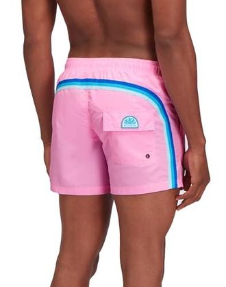 Sundek Homme M504Bdta100 Elastic Waist 14 Boardshort Col.Corail Turbo 01, L