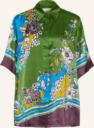 Alemais Al&eacute;mais Hemdbluse Nanci Aus Seide gruen