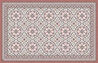 Vilber Teppich, Vinyl, rot, 100 X 155