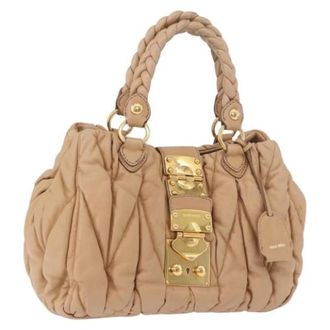 Miu Miu Pre-owned Hand Bag - - Pre-owned - Damen - Beige - ONE SIZE