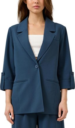 QS by s.Oliver Damen Indoor-Blazer 2175406 Blue 42