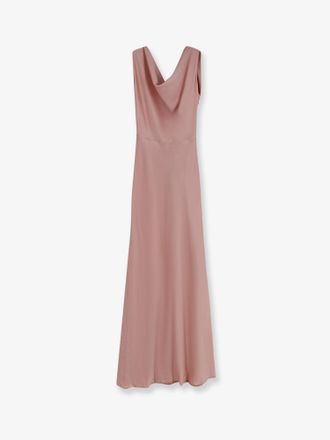 Actualee Satin long dress - ACTUALEE - gender_Woman