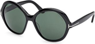 Tom Ford unisex, Accessoires, Noir, Taille: 60 MM Lunettes de soleil Annabelle