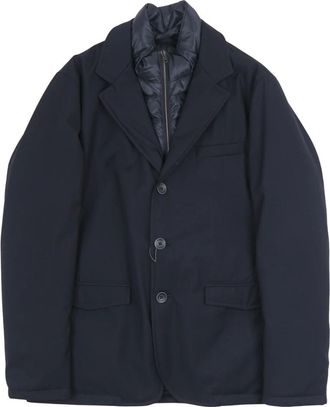 Herno Homme, Vestes, Bleu, Taille: 2XL Blazer en tissu membran&eacute; New Business