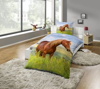 Mesana Bettw&auml;sche Mikrofaser 80x80 + 135x200 cm