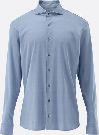 van Laack Bedrucktes Jerseyhemd aus Swiss Cotton