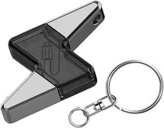 Generic Anti-statique - Boulon d&eacute;liminateur statique portable en forme de | Cuivre antistatique pour porte-cl&eacute;s Accessoires int&eacute;rieurs de voiture pour femmes,