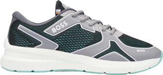 HUGO BOSS Owen Sneaker f&uuml;r Herren, Netzmaterial (Grau)