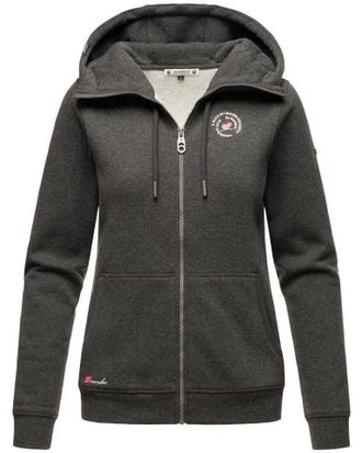 Marikoo Sweatjacke Setsunaa hochwertiger Pullover mit Rei&szlig;verschluss