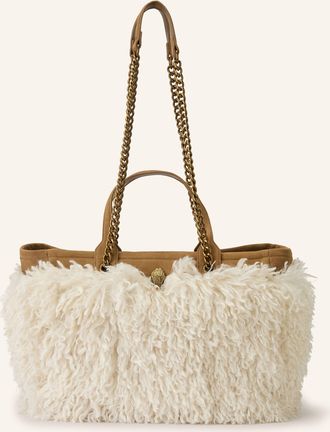 Kurt Geiger Shopper Hoxton Mit Kunstfell beige