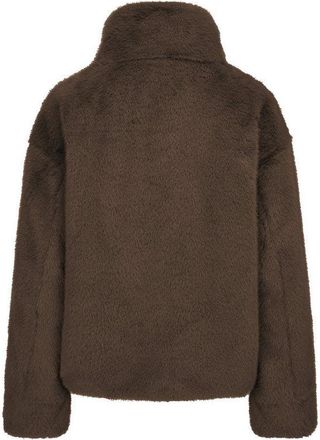 Milestone Fellimitatjacke MSGirl Damen Kunstfelljacke &Uuml;bergangsjacke