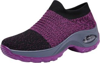 Frcolor Chaussures De Sport pour Femmes Semelles &Eacute;paisses Et Respirantes Chaussures Ext&eacute;rieur pour Femmes Confortables Et Antid&eacute;rapantes