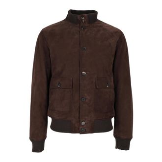 STEWART Bomber Jacket - Homme - Vestes - Brun - Taille: XL