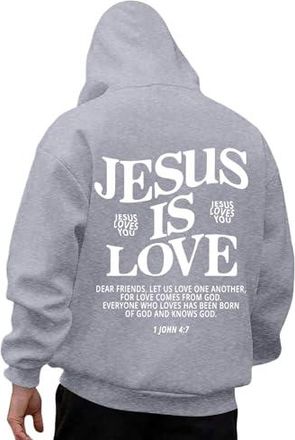 Generic Sweat a Capuche Homme Hooded Sweatshirt Hoodie Pullover Homme Longue Manche avec Doublure en Fleece et Design Th&eacute;matique, Sweatshirt pour Streetwear E