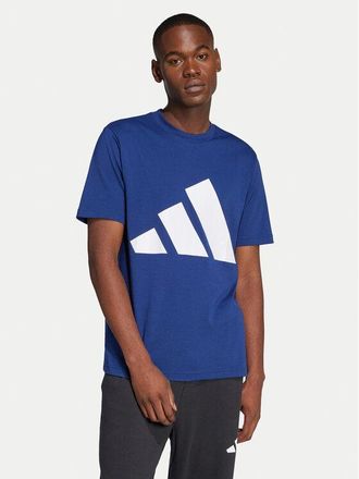 adidas T-Shirt Essentials Big Logo JE8940 Dunkelblau Regular Fit