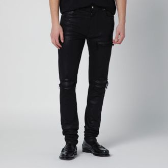 Amiri Schwarze Wax Skinny-Jeans