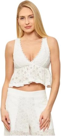 Pinko Pinko, Femme, Tops, Blanc, Taille: 34 FR Kiersten Top