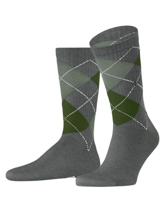 Burlington Herren Socken Bond Street M So Baumwolle einfarbig 1 Paar, Grau Light Grey Melange 3390, 40-46