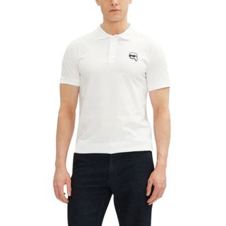 Karl Lagerfeld Polo Shirt - - Tops - Herren - Wei&szlig; - L