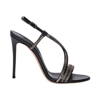 Casadei Femme, Chaussures, Noir, Taille: 39 1/2 EU Josephine Julia Sandal