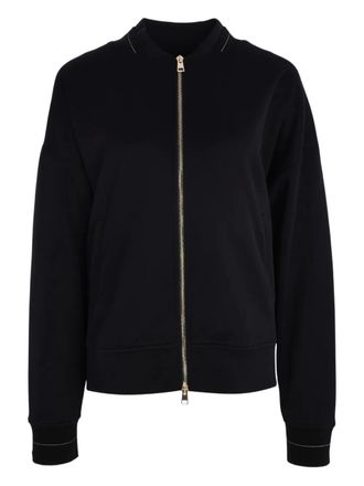 Lorena Antoniazzi sweat à fermeture zippée - Noir