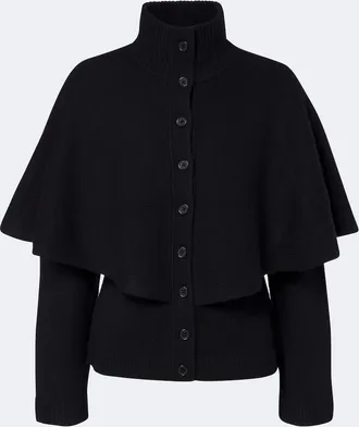 Vince Cape-Cardigan aus einem Wollgemisch